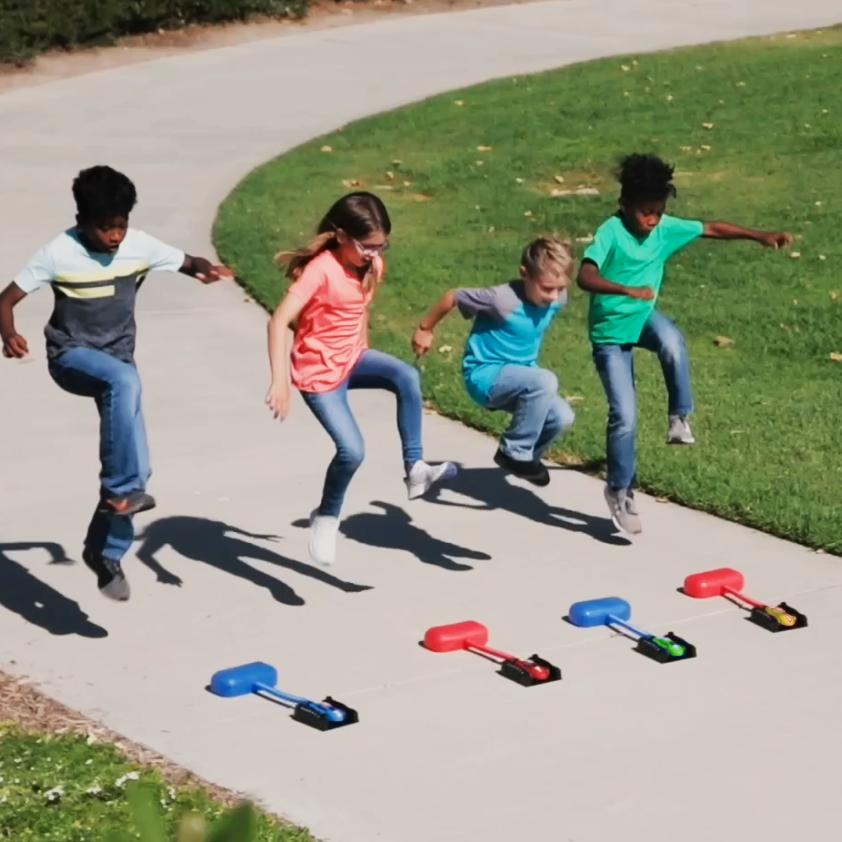 Stomp Rocket® Dueling Stomp Racers™ 4 Car Mega Pack